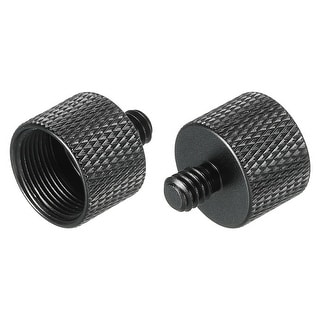 Mic Stand Adapter 5/8 Female to 1/4 Male for Microphone Stand Black 2 ...