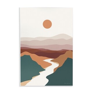 Stupell Natural Mountain Valley Wall Plaque Art Design By Omar ...