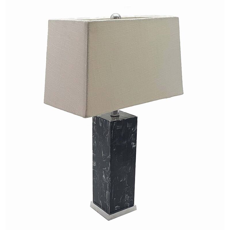 A&B Home Blue Square Resin Inlay Table Lamp - Bed Bath & Beyond - 31418689