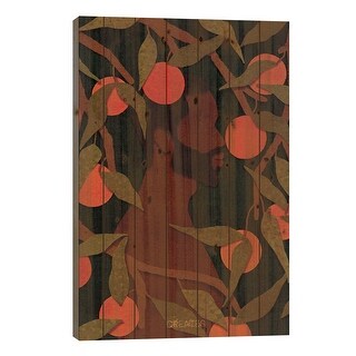 Fruitful Man 'Deep' Print On Wood by Taku Creates - Multi-Color - Bed ...