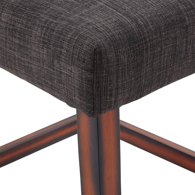 Parson Classic Linen Counter Height High Back Stools (Set of 2) by ...