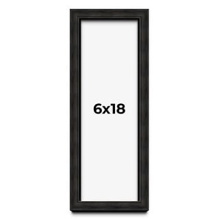 6x18 Shadow Box Black Rustic Barnwood Display Frame | 1.125 Inch Deep ...