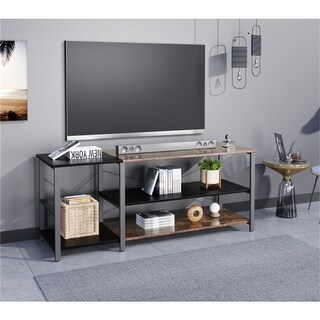 48-Inch TV cabinet With 3 Display Shelfs,Console Table for Home - Bed ...