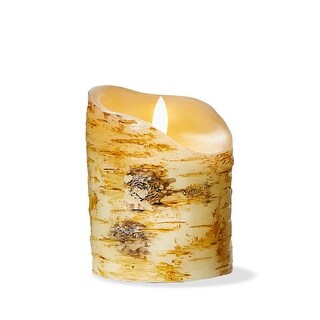 Birch Led Pillar Candle 3X4 - Bed Bath & Beyond - 41996011
