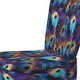 Designart "Blue And Pruple Vibrant Peacock Feather" Upholstered Animal ...