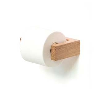 Wireworks Oak Wall Toilet Roll Holder - Bed Bath & Beyond - 37983712