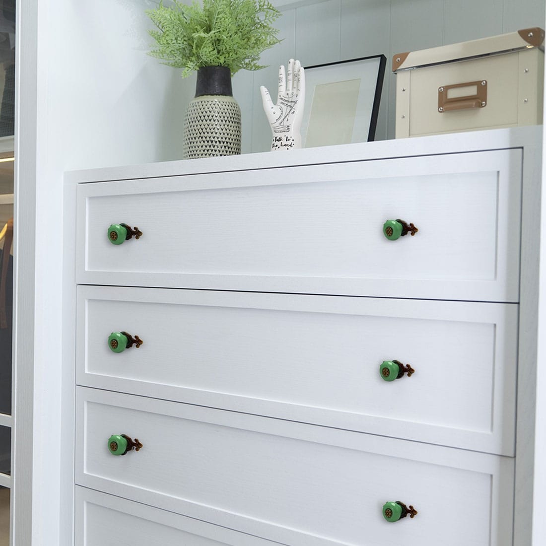 shabby chic ceramic drawer knobs