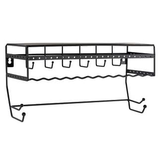 Simplify Wall Mount Jewelry and Accessory Storage Rack and Organizer ...