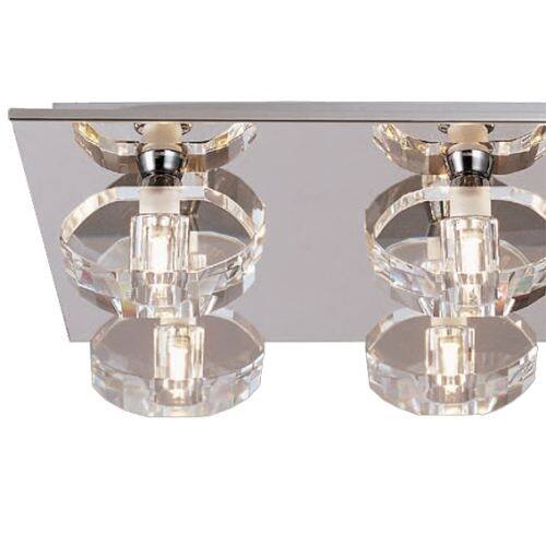 Mantra Lighting 429 Alfa 4 Light Flush Mount Ceiling Fixture - Bed Bath ...