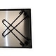 Heat Warden Rectangle Fire Pit Heat Deflector in Stainless Steel - Bed ...