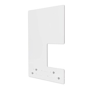 Mounting Safety Barrier, Polycarbonate, Clear, 2/Carton - Bed Bath ...