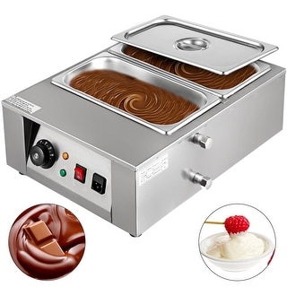 1000W Electric Chocolate Melting Pot Machine, 2 Tanks Commercial ...
