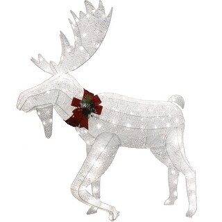 Joyfy Reindeer Christmas Decoration, 160 LED Lighted Outdoor Yard Decor ...