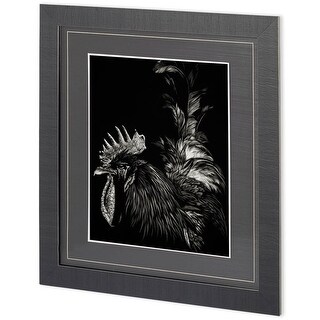 Custom Scratchboard Tyrant Framed Art Print - Bed Bath & Beyond - 39196793