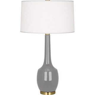 Robert Abbey ST701 One Light Table Lamp Delilah Smoky Taupe Glazed Cer ...