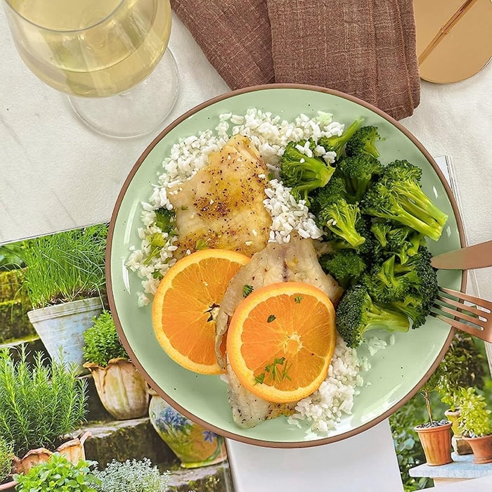 10 inch Dish Set ,Ceramic Dinner Plates Set of 6 - On Sale - Bed Bath ...