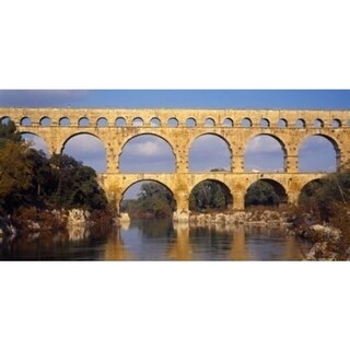Aqueduct Pont Du Gard ProvenceAlpesCote Dazur France Poster Print (12 X ...
