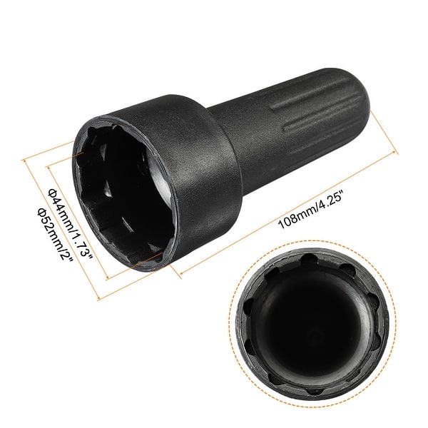 5pcs E26 Shade Ring Removal Tool 44mm Dia T Type Light Replacing Black ...