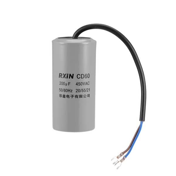 200uf Motor Star Capacitor 200mfd AC 450V for HVAC Single-Phase 50/60Hz ...