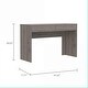 Desks, Meridian Modern 2-Drawer Writing Desk with Spacious Work Surface ...