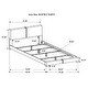Conner Contemporary Leatherette Upholstered Panel Bed - Bed Bath ...