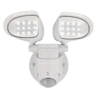 Westinghouse 2 Light 10" Wide Integrated LED Outdoor Dual Head Flood ...