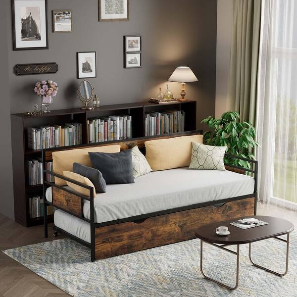 rustic wood sofa bed