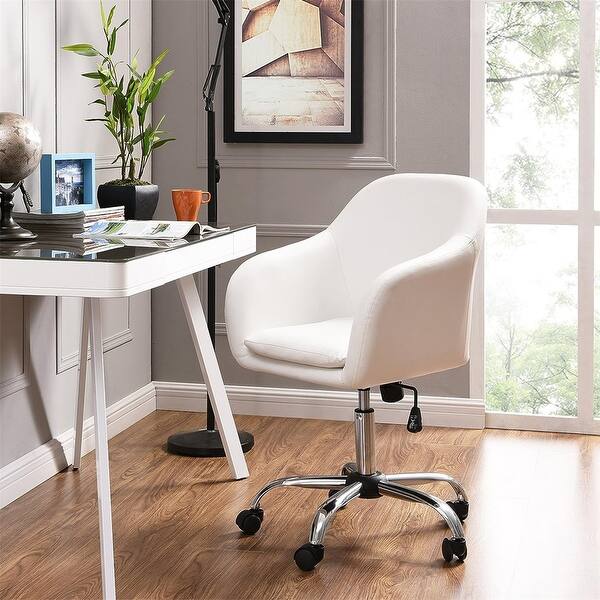 Swivel Computer Table Desk Chair Height Adjustable with Armrest - N/A ...