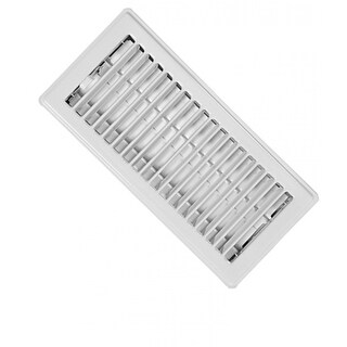 American Imaginations 4 in. x10 in. Stainless Steel Ventilation Floor ...