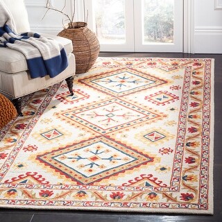 SAFAVIEH Handmade Aspen Ila Boho Tribal Wool Rug - On Sale - Bed Bath ...