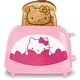 Hello Kitty Two-Slice Toaster- Toasts Your Favorite Kitty On Your Toast ...
