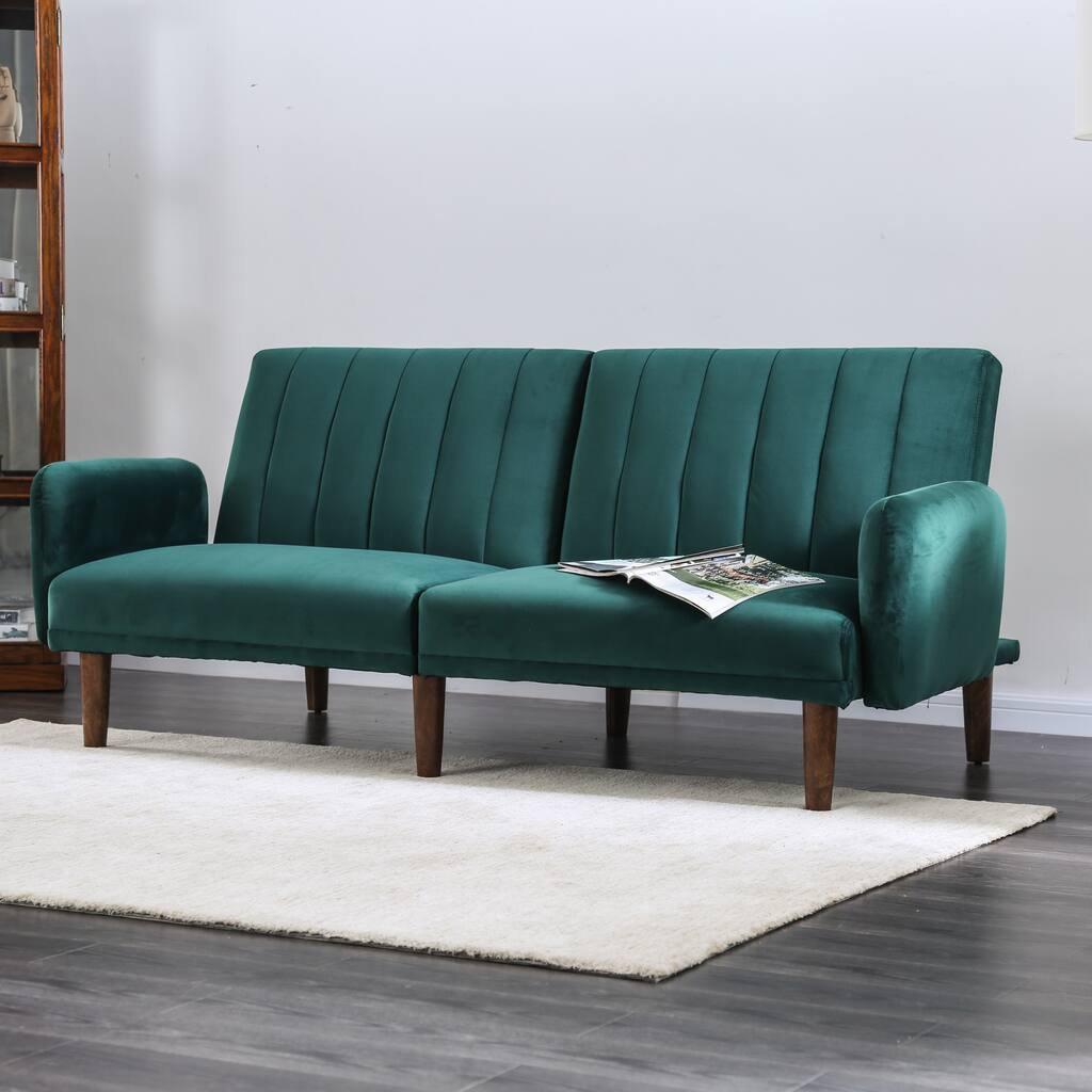Carson Carrington Slavonice Mid-century Split-Back Futon - Overstock ...