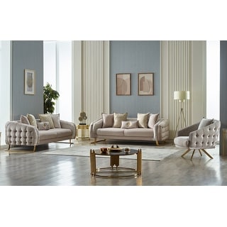 Laguna 3 Pieces Living Room Sets 2 Sofa 1 Chair - Bed Bath & Beyond ...