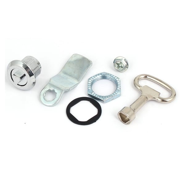 Drawer Door Security Cam Lock Camlock 18mm Cylinder w Triangle Key ...