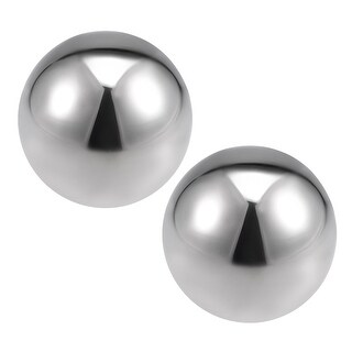 63mm Dia 304 Stainless Steel Hollow Cap Ball for Handrail Stair 2pcs ...