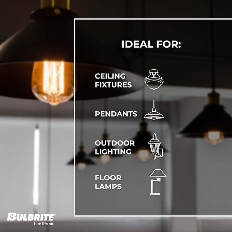 Bulbrite Pack of (4) Dimmable Antique Nostalgic Filament Incandescent Bulb - On Sale - Overstock ...