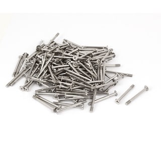 M4 x 40mm Flat Head Phillips Computer PC Case Fan Screw Silver Tone ...