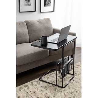 Kate and Laurel Kura Expandable C-Table - 31x17x26 - Bed Bath & Beyond ...