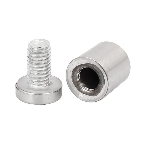 19x25mm Stainless Steel Advertise Glass Standoff Pin Fixing Mount Bolt ...