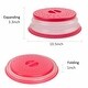 Red Silicone Collapsible Microwave Splatter Screen - Bed Bath & Beyond ...
