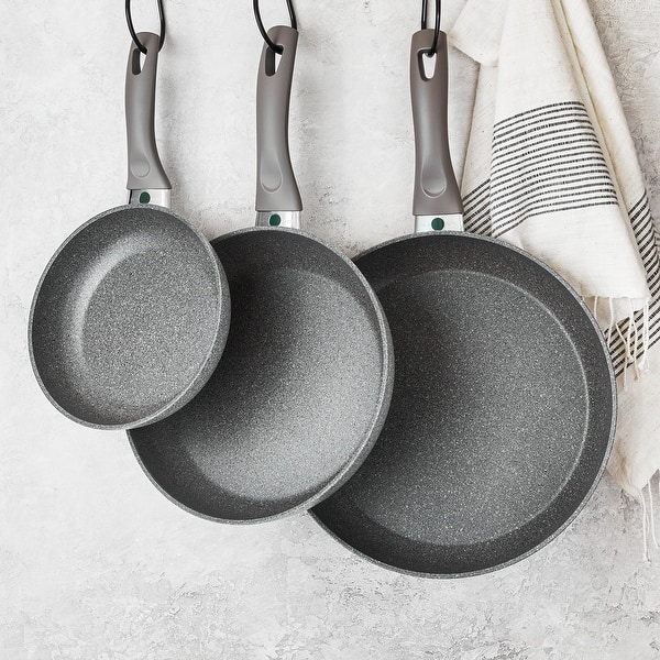 BALLARINI Modena by HENCKELS Forged Aluminum 3-pc Nonstick Fry Pan Set ...