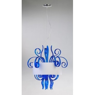 Cyan Design 04396 6 Light Down Lighting Pendant from the Cassina - Blue ...