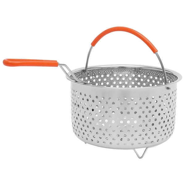 Stainless Steel Round Deep Fry Basket with Handle - On Sale - Bed Bath ...