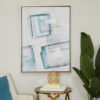 White Wood Modern Framed Wall Art - Bed Bath & Beyond - 35415357