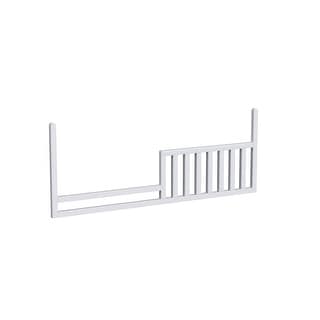 Rowan 55" Wide Convertible Toddler Rail, Ash Linen White - Bed Bath ...