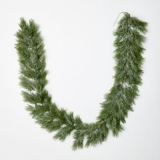 70" Frosted Pine Garland - Multicolor - Bed Bath & Beyond - 38333795