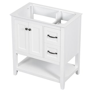 30" Bathroom Vanity without Sink Top, Cabinet Base Only - Bed Bath ...
