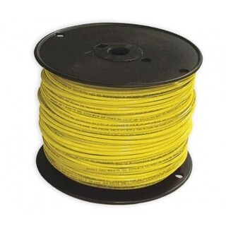 Southwire 12YEL-STRX500 Thhn Stranded Single Wire, 12 Gauge, Yellow ...