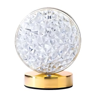 Bell + Howell Lenox Table Lamp Small Round Cordless Touch LED ...