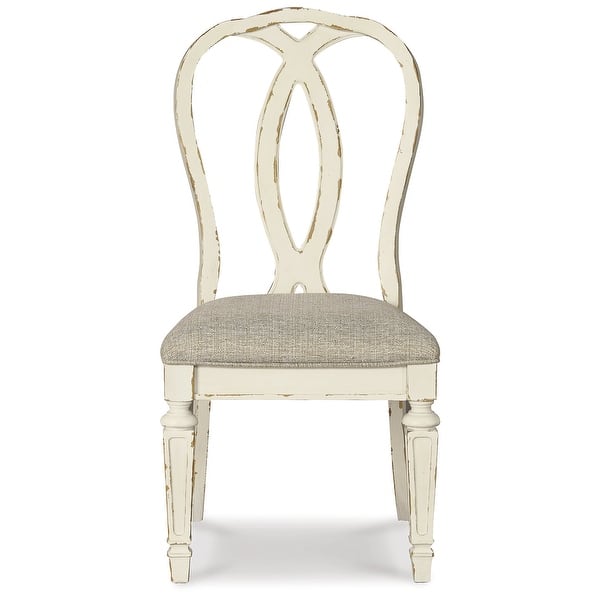 Signature Design by Ashley Realyn White / Light Brown 9-Piece Dining ...